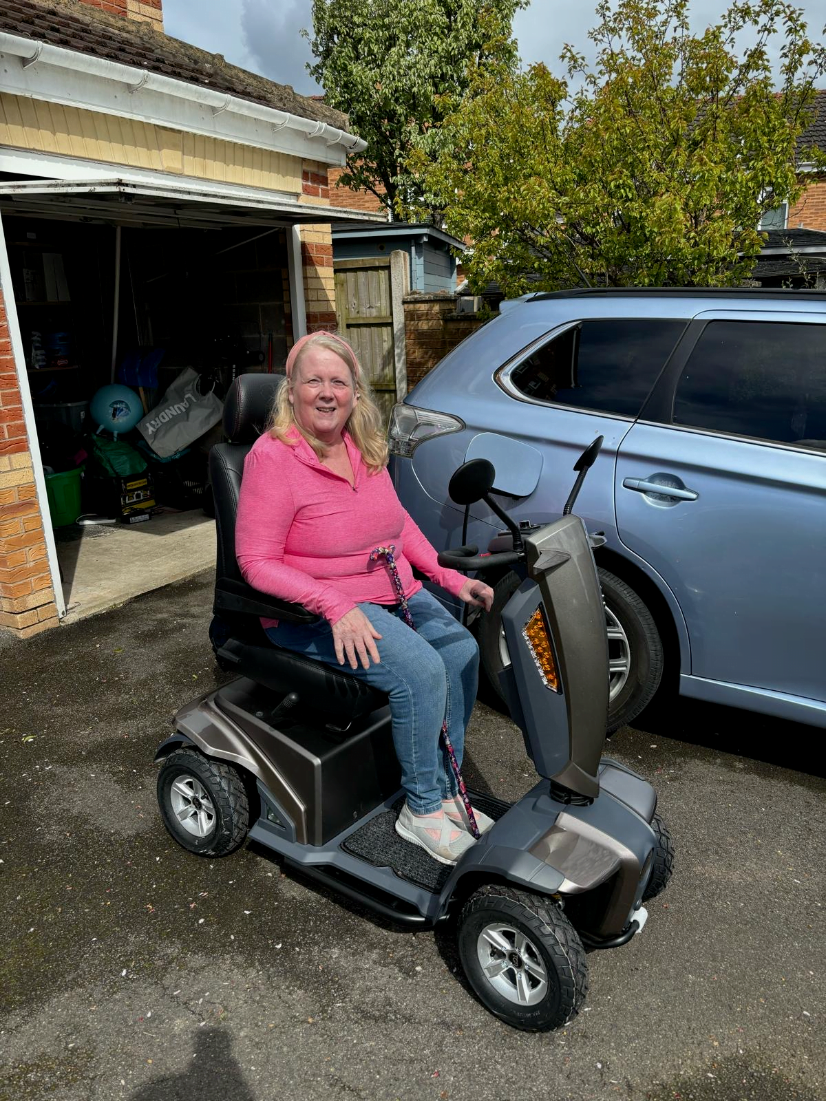 Our MS Society competition winner, Sharron, shares her story - TGA Mobility